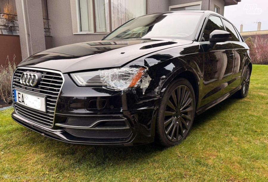 Black Audi A3 2016 in Kaunas, with an engine capacity of 1.40 L and mileage of 142 thousand km for 11900 €, photo 17 on AUTOMOTO.COM.LV