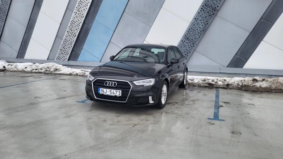 Black Audi A3 2016 in Riga, with an engine capacity of 1.60 L and mileage of 174 thousand km for 12100 €, photo 1 on AUTOMOTO.COM.LV