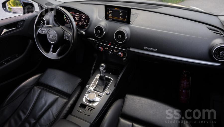 Black Audi A3 2016 in Jelgava, with an engine capacity of 1.40 L and mileage of 0 thousand km for 11490 €, photo 11 on AUTOMOTO.COM.LV