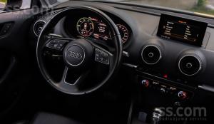 Black Audi A3 2016 in Jelgava, with an engine capacity of 1.40 L and mileage of 0 thousand km for 11490 €, photo 12 on AUTOMOTO.COM.LV