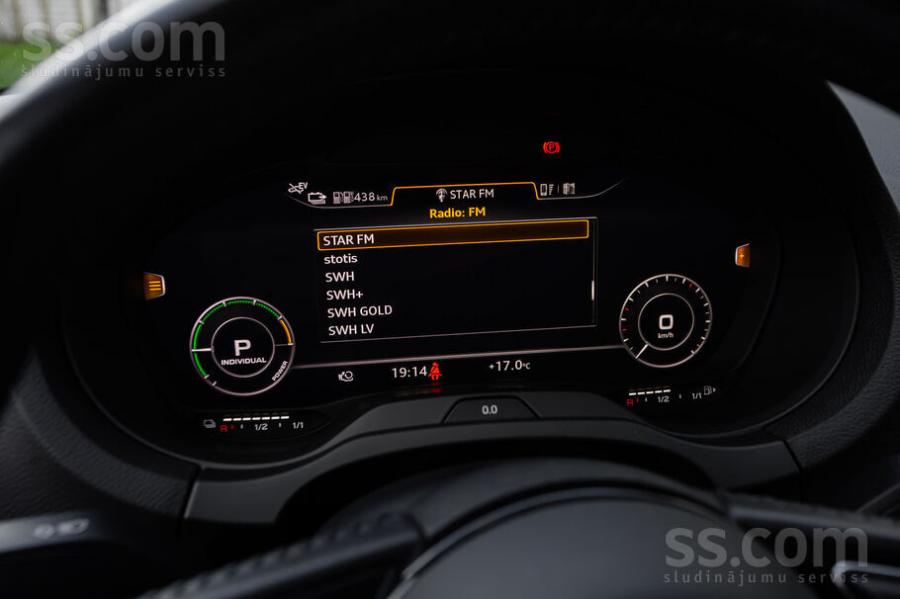 Black Audi A3 2016 in Jelgava, with an engine capacity of 1.40 L and mileage of 0 thousand km for 11490 €, photo 21 on AUTOMOTO.COM.LV