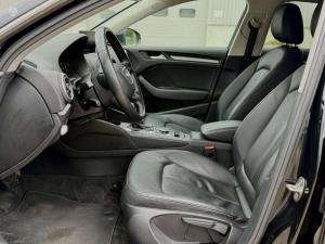 Black Audi A3 2016 in Vilnius, with an engine capacity of 1.97 L and mileage of 256 thousand km for 9000 €, photo 28 on AUTOMOTO.COM.LV