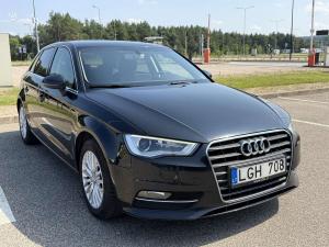 Melns Audi A3 2016 Viļņa, ar dzinēja tilpumu 1.97 L un nobraukumu 256 tūkst. km par 8550 €, foto  vietnē AUTOMOTO.COM.LV