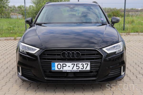 Black Audi A3 2016 in Riga, with an engine capacity of 2.00 L and mileage of 0 thousand km for 9250 €, photo 3 on AUTOMOTO.COM.LV
