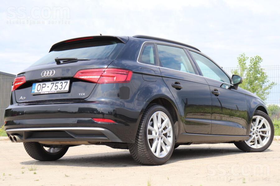 Melns Audi A3 2016 Rīga, ar dzinēja tilpumu 2.00 L un nobraukumu 0 tūkst. km par 9250 €, foto 9 vietnē AUTOMOTO.COM.LV