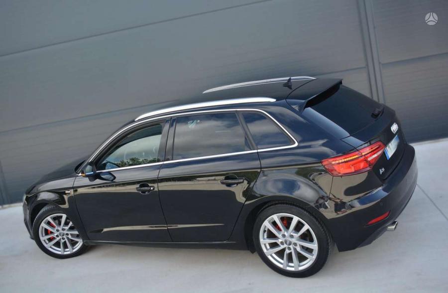 Melns Audi A3 2016 Klaipėda, ar dzinēja tilpumu 1.60 L un nobraukumu 230 tūkst. km par 11850 €, foto 7 vietnē AUTOMOTO.COM.LV