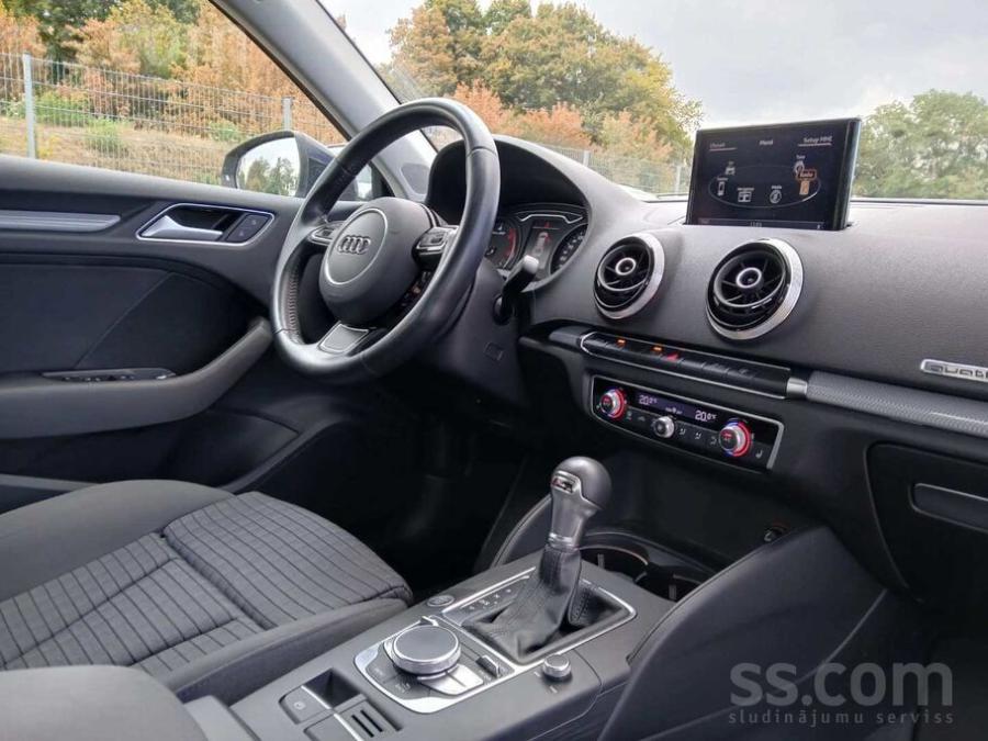 Melns Audi A3 2016 Cēsis, ar dzinēja tilpumu 2.00 L un nobraukumu 0 tūkst. km par 11500 €, foto 5 vietnē AUTOMOTO.COM.LV