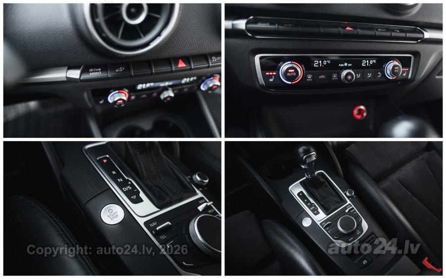 Black Audi A3 2016 in Tallinn, with an engine capacity of 1.40 L and mileage of 210 thousand km for 9999 €, photo 20 on AUTOMOTO.COM.LV