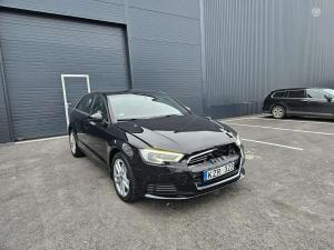 Black Audi A3 2017 in Kaunas, with an engine capacity of 1.60 L and mileage of 110 thousand km for 6900 €, photo  on AUTOMOTO.COM.LV