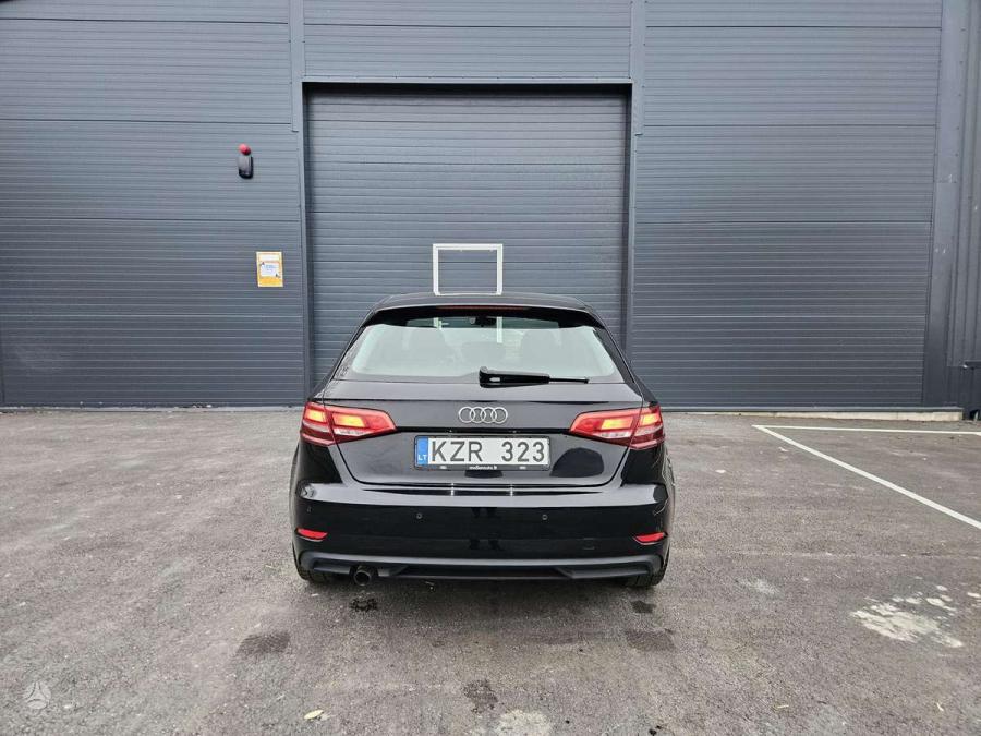 Black Audi A3 2017 in Kaunas, with an engine capacity of 1.60 L and mileage of 110 thousand km for 6500 €, photo 7 on AUTOMOTO.COM.LV