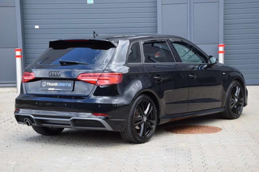 Melns Audi A3 2017 Viļņa, ar dzinēja tilpumu 1.60 L un nobraukumu 268 tūkst. km par 7900 €, foto 12 vietnē AUTOMOTO.COM.LV