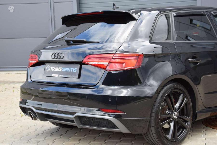 Melns Audi A3 2017 Viļņa, ar dzinēja tilpumu 1.60 L un nobraukumu 268 tūkst. km par 7900 €, foto 14 vietnē AUTOMOTO.COM.LV