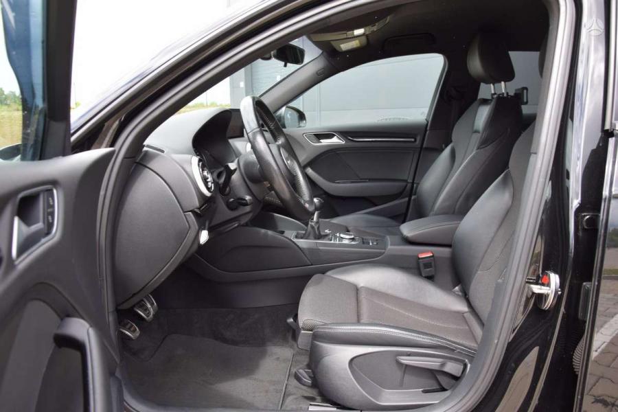 Melns Audi A3 2017 Viļņa, ar dzinēja tilpumu 1.60 L un nobraukumu 268 tūkst. km par 7900 €, foto 16 vietnē AUTOMOTO.COM.LV