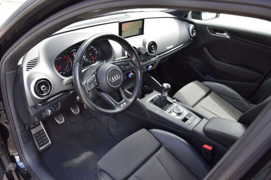 Melns Audi A3 2017 Viļņa, ar dzinēja tilpumu 1.60 L un nobraukumu 268 tūkst. km par 7900 €, foto 17 vietnē AUTOMOTO.COM.LV