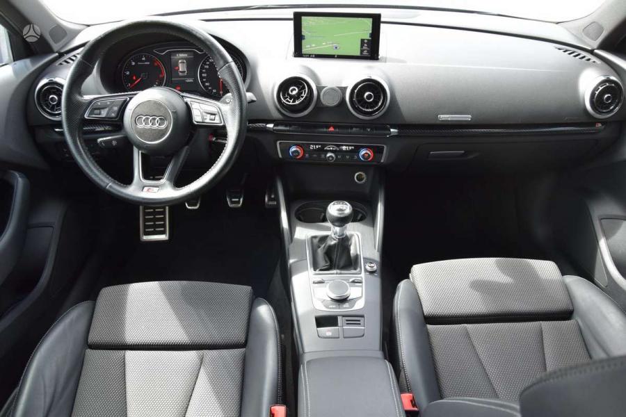 Melns Audi A3 2017 Viļņa, ar dzinēja tilpumu 1.60 L un nobraukumu 268 tūkst. km par 7900 €, foto 18 vietnē AUTOMOTO.COM.LV