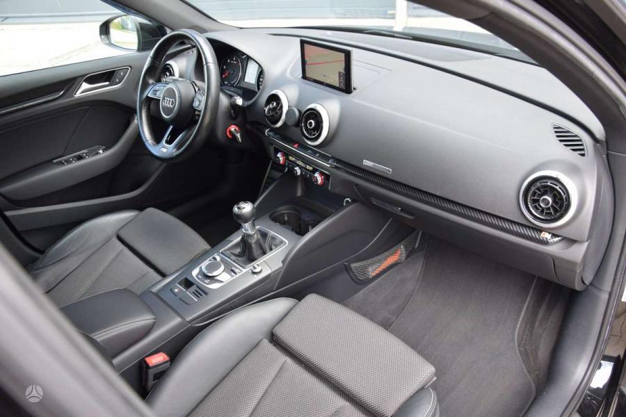 Melns Audi A3 2017 Viļņa, ar dzinēja tilpumu 1.60 L un nobraukumu 268 tūkst. km par 7900 €, foto 19 vietnē AUTOMOTO.COM.LV