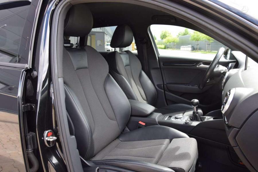 Melns Audi A3 2017 Viļņa, ar dzinēja tilpumu 1.60 L un nobraukumu 268 tūkst. km par 7900 €, foto 21 vietnē AUTOMOTO.COM.LV
