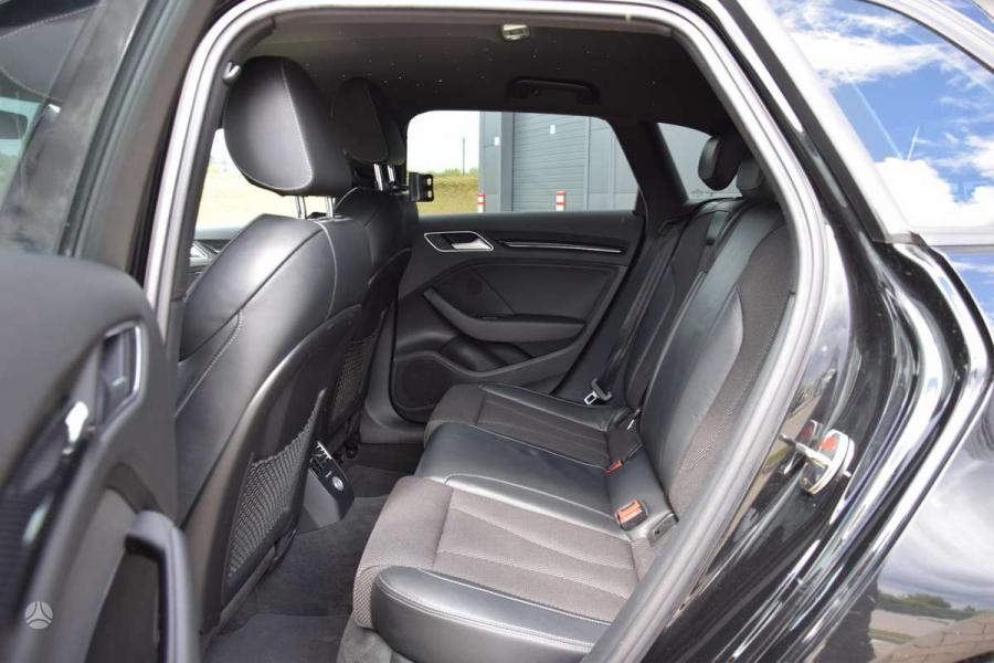 Melns Audi A3 2017 Viļņa, ar dzinēja tilpumu 1.60 L un nobraukumu 268 tūkst. km par 7900 €, foto 22 vietnē AUTOMOTO.COM.LV