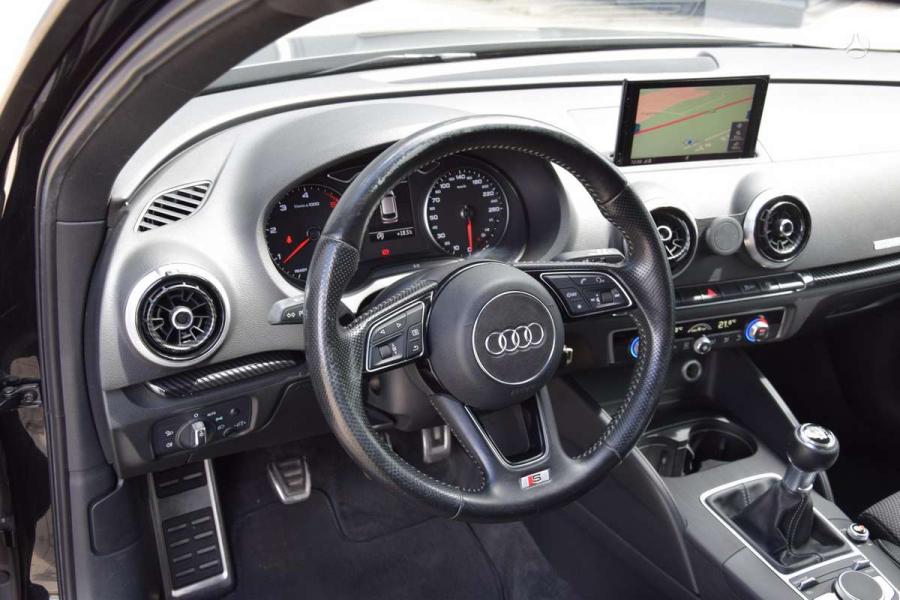 Melns Audi A3 2017 Viļņa, ar dzinēja tilpumu 1.60 L un nobraukumu 268 tūkst. km par 7900 €, foto 25 vietnē AUTOMOTO.COM.LV