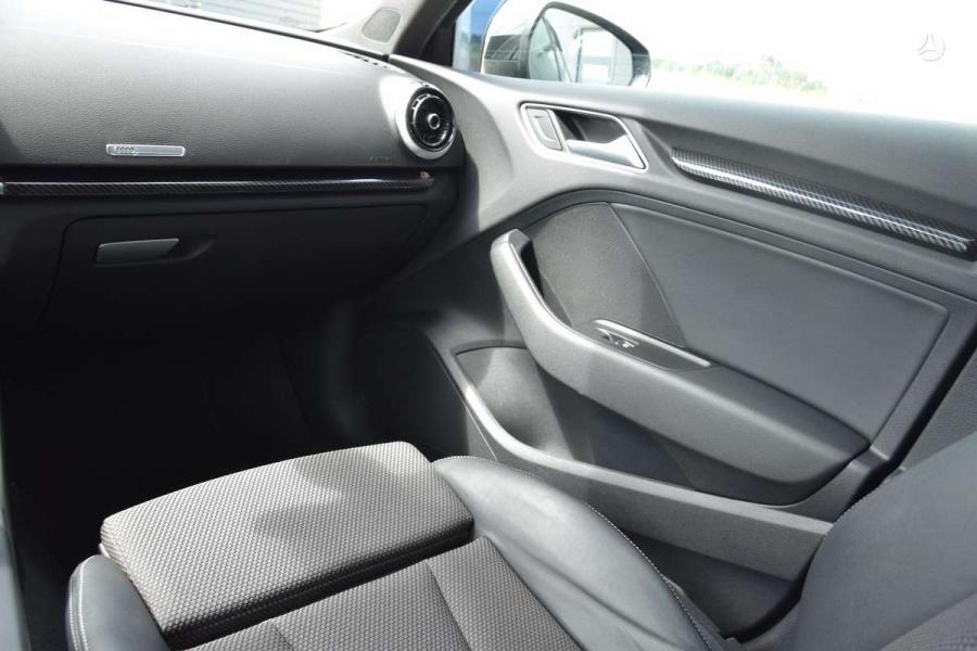 Melns Audi A3 2017 Viļņa, ar dzinēja tilpumu 1.60 L un nobraukumu 268 tūkst. km par 7900 €, foto 27 vietnē AUTOMOTO.COM.LV