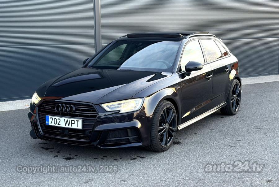 Melns Audi A3 2017 Kuresāre, ar dzinēja tilpumu 2.00 L un nobraukumu 186 tūkst. km par 19900 €, foto 1 vietnē AUTOMOTO.COM.LV