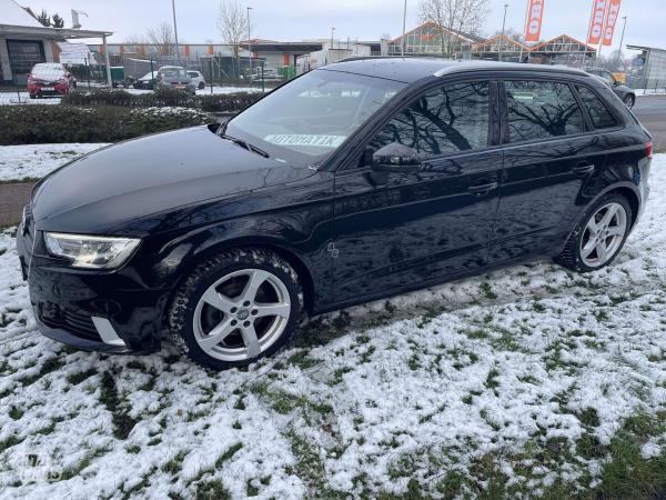 Black Audi A3 2018 in Kaunas, with an engine capacity of 0.00 L and mileage of 45 thousand km for 23203 €, photo 3 on AUTOMOTO.COM.LV