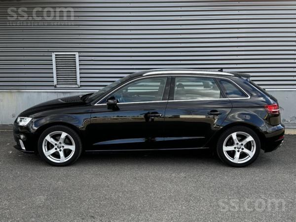 Black Audi A3 2018 in Riga, with an engine capacity of 1.50 L and mileage of 139 thousand km for 13900 €, photo 2 on AUTOMOTO.COM.LV