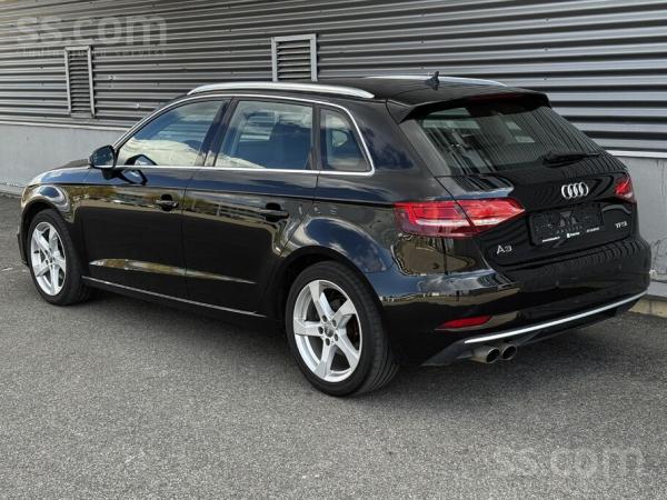 Black Audi A3 2018 in Riga, with an engine capacity of 1.50 L and mileage of 139 thousand km for 13900 €, photo 3 on AUTOMOTO.COM.LV