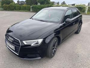 Black Audi A3 2018 in Vilnius, with an engine capacity of 1.60 L and mileage of 159 thousand km for 11850 €, photo  on AUTOMOTO.COM.LV
