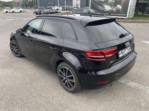 Black Audi A3 2018 in Vilnius, with an engine capacity of 1.60 L and mileage of 159 thousand km for 11850 €, photo 5 on AUTOMOTO.COM.LV