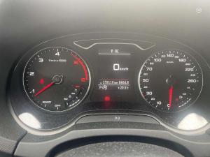 Black Audi A3 2018 in Vilnius, with an engine capacity of 1.60 L and mileage of 159 thousand km for 11850 €, photo 8 on AUTOMOTO.COM.LV