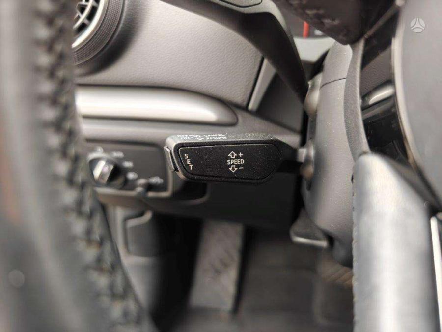 Black Audi A3 2018 in Vilnius, with an engine capacity of 1.60 L and mileage of 159 thousand km for 11850 €, photo 12 on AUTOMOTO.COM.LV