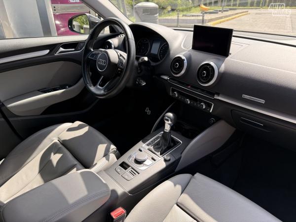 Black Audi A3 2018 in Vilnius, with an engine capacity of 1.50 L and mileage of 181 thousand km for 13300 €, photo 4 on AUTOMOTO.COM.LV