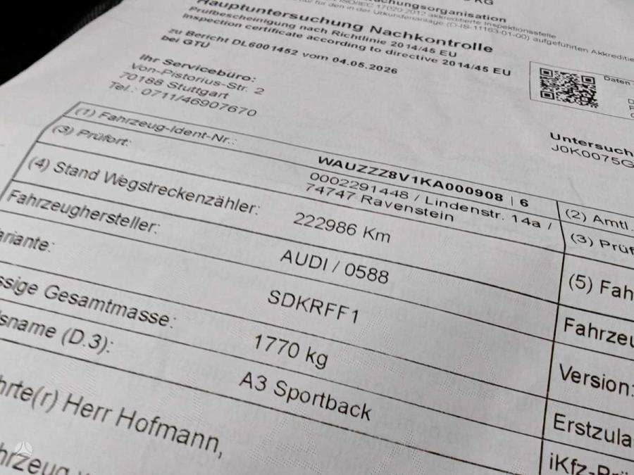 Melns Audi A3 2018 Klaipėda, ar dzinēja tilpumu 0.00 L un nobraukumu 220 tūkst. km par 9999 €, foto 55 vietnē AUTOMOTO.COM.LV