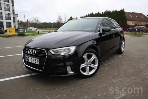 Black Audi A3 2019 in Riga, with an engine capacity of 1.60 L and mileage of 213 thousand km for 11990 €, photo 3 on AUTOMOTO.COM.LV