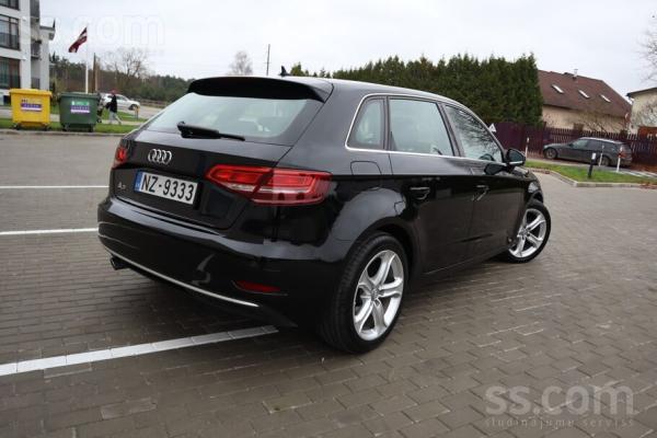 Black Audi A3 2019 in Riga, with an engine capacity of 1.60 L and mileage of 213 thousand km for 11990 €, photo 4 on AUTOMOTO.COM.LV