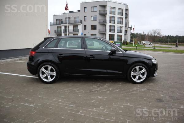 Black Audi A3 2019 in Riga, with an engine capacity of 1.60 L and mileage of 213 thousand km for 11990 €, photo 6 on AUTOMOTO.COM.LV