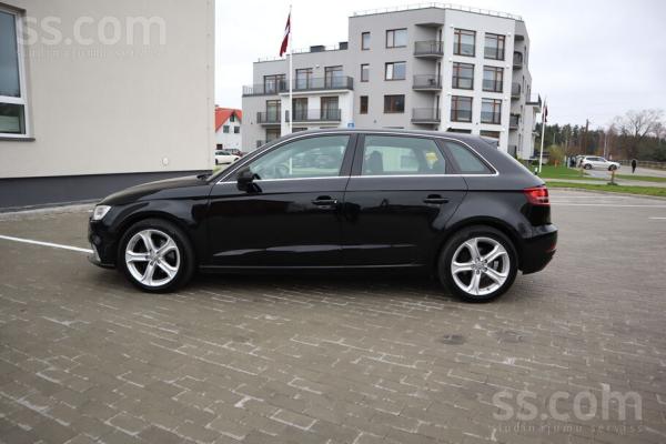 Black Audi A3 2019 in Riga, with an engine capacity of 1.60 L and mileage of 213 thousand km for 11490 €, photo 5 on AUTOMOTO.COM.LV