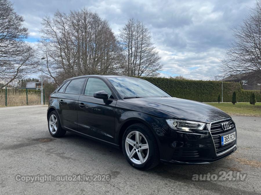 Black Audi A3 2019 in Tallinn, with an engine capacity of 1.60 L and mileage of 79 thousand km for 19990 €, photo 3 on AUTOMOTO.COM.LV