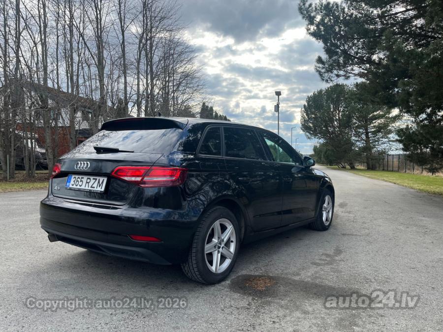 Black Audi A3 2019 in Tallinn, with an engine capacity of 1.60 L and mileage of 79 thousand km for 19990 €, photo 5 on AUTOMOTO.COM.LV