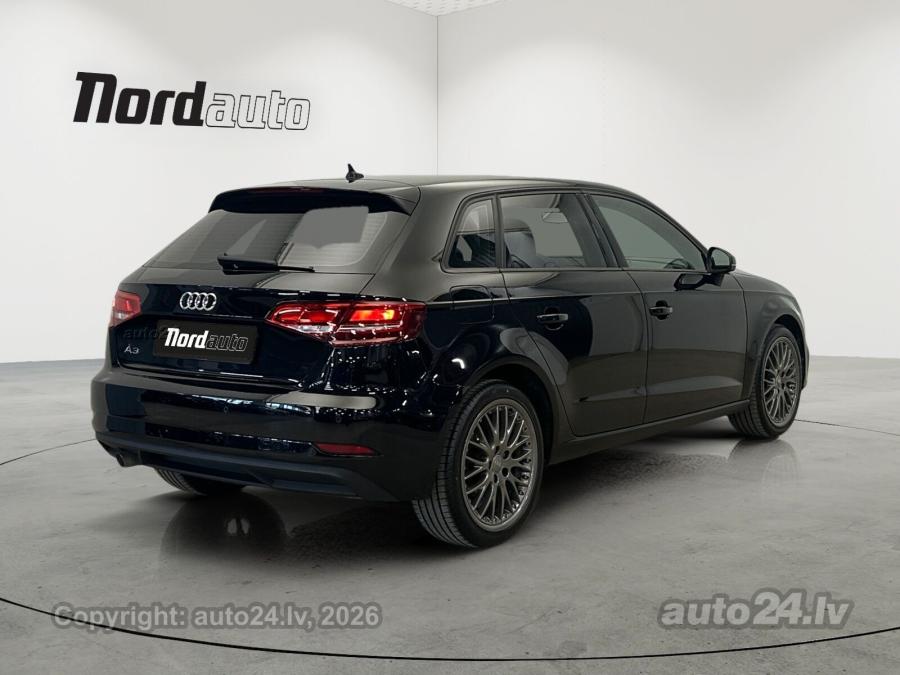 Black Audi A3 2019 in Tallinn, with an engine capacity of 1.60 L and mileage of 64 thousand km for 17900 €, photo 5 on AUTOMOTO.COM.LV