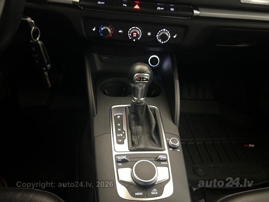 Black Audi A3 2019 in Tallinn, with an engine capacity of 1.60 L and mileage of 64 thousand km for 17900 €, photo 14 on AUTOMOTO.COM.LV