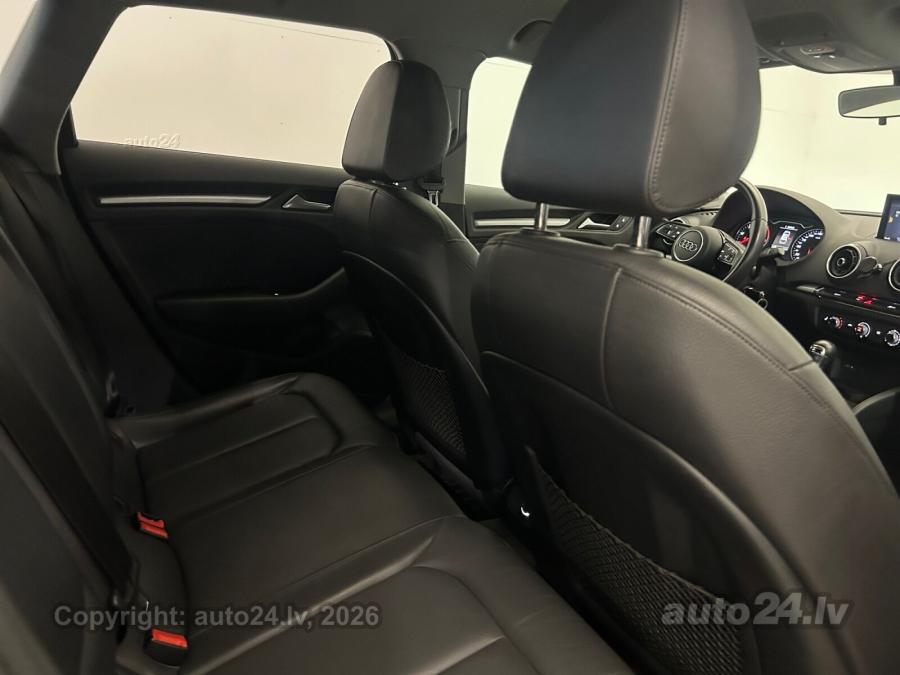 Black Audi A3 2019 in Tallinn, with an engine capacity of 1.60 L and mileage of 64 thousand km for 17900 €, photo 17 on AUTOMOTO.COM.LV