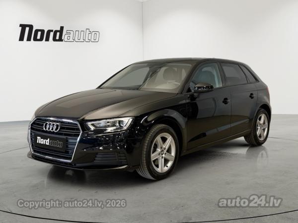 Black Audi A3 2019 in Tallinn, with an engine capacity of 1.60 L and mileage of 73 thousand km for 17900 €, photo 1 on AUTOMOTO.COM.LV