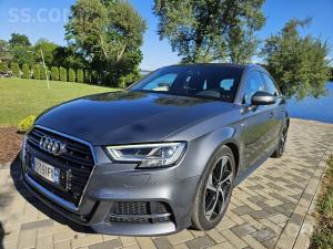 Black Audi A3 2019 in Ogre, with an engine capacity of 2.00 L and mileage of 100 thousand km for 17258 €, photo  on AUTOMOTO.COM.LV
