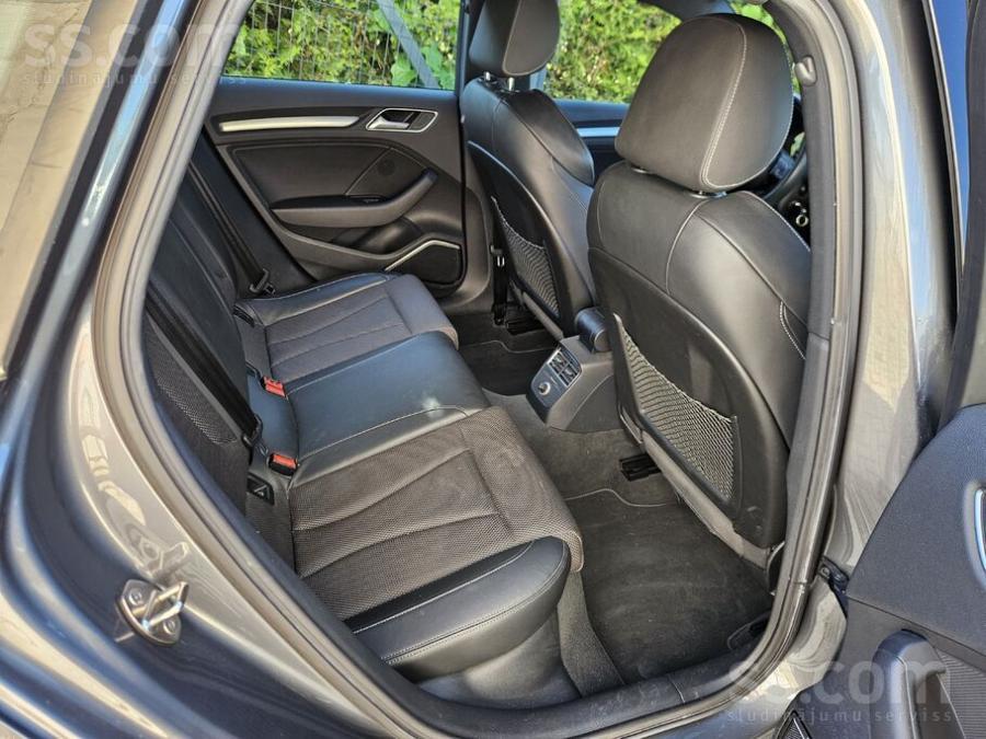 Melns Audi A3 2019 Ogre, ar dzinēja tilpumu 2.00 L un nobraukumu 100 tūkst. km par 17258 €, foto 12 vietnē AUTOMOTO.COM.LV