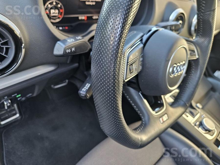 Melns Audi A3 2019 Ogre, ar dzinēja tilpumu 2.00 L un nobraukumu 100 tūkst. km par 17258 €, foto 17 vietnē AUTOMOTO.COM.LV