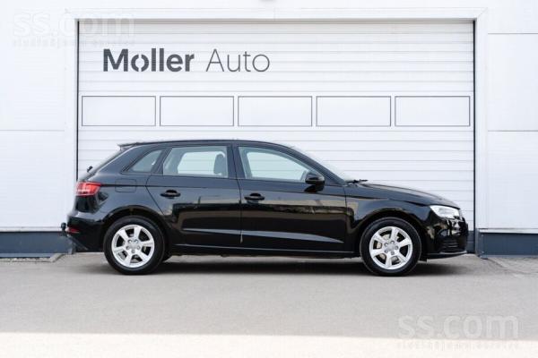 Black Audi A3 2019 in Riga, with an engine capacity of 1.60 L and mileage of 186 thousand km for 9950 €, photo 5 on AUTOMOTO.COM.LV