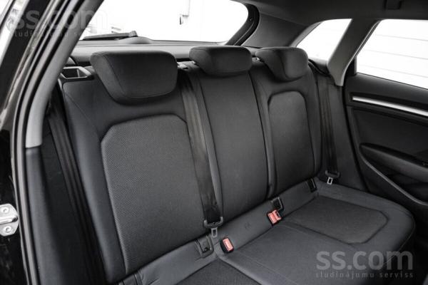 Black Audi A3 2019 in Riga, with an engine capacity of 1.60 L and mileage of 186 thousand km for 9950 €, photo 7 on AUTOMOTO.COM.LV