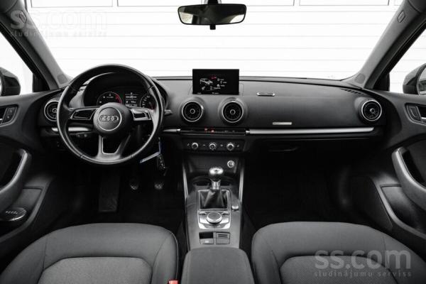 Black Audi A3 2019 in Riga, with an engine capacity of 1.60 L and mileage of 186 thousand km for 9950 €, photo 10 on AUTOMOTO.COM.LV